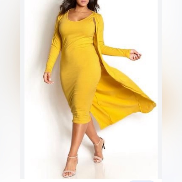 Rebdolls | Sweaters | Rebdolls Plus Size 2x Marigold Maxi Duster | Poshmark